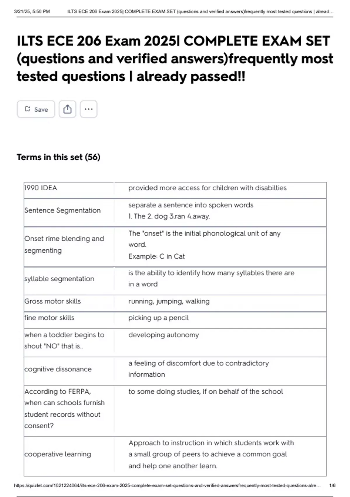ILTS ECE 206 Exam 2025| COMPLETE EXAM SET (questions and verified ...