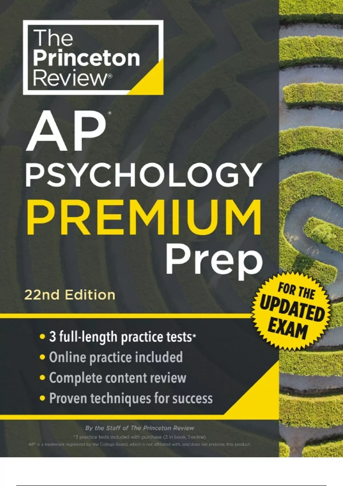 Princeton Review AP Psychology Premium Prep, 22nd Edition: For the NEW ...