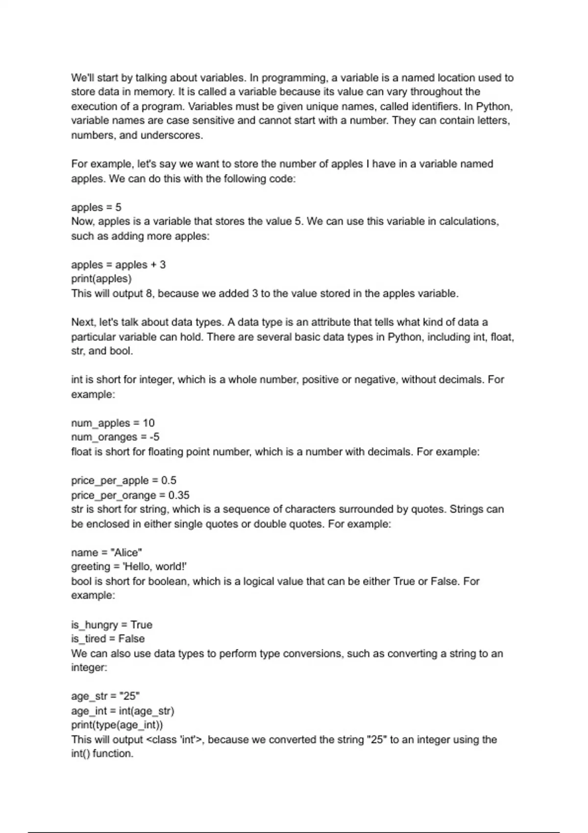 Python theory - Computer science - Stuvia US