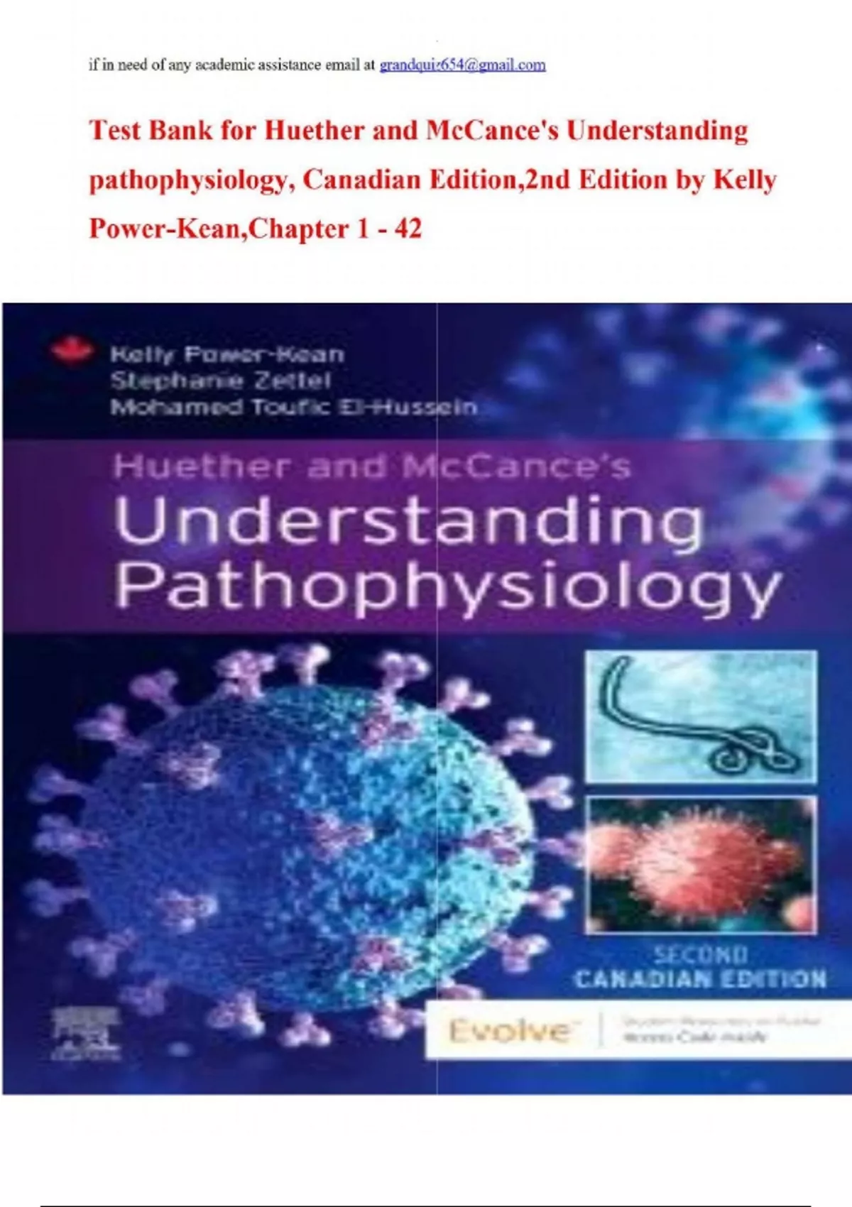 Test Bank for Huether and McCance-s Understanding pathophysiology ...
