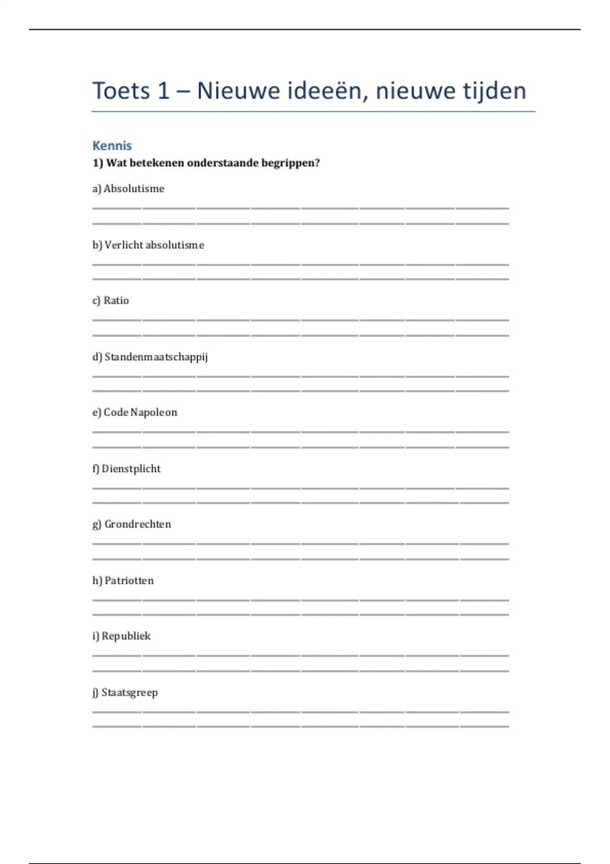 Samenvatting Tijd voor Geschiedenis - Leerjaar 2 - Hoofdstuk 6 ...