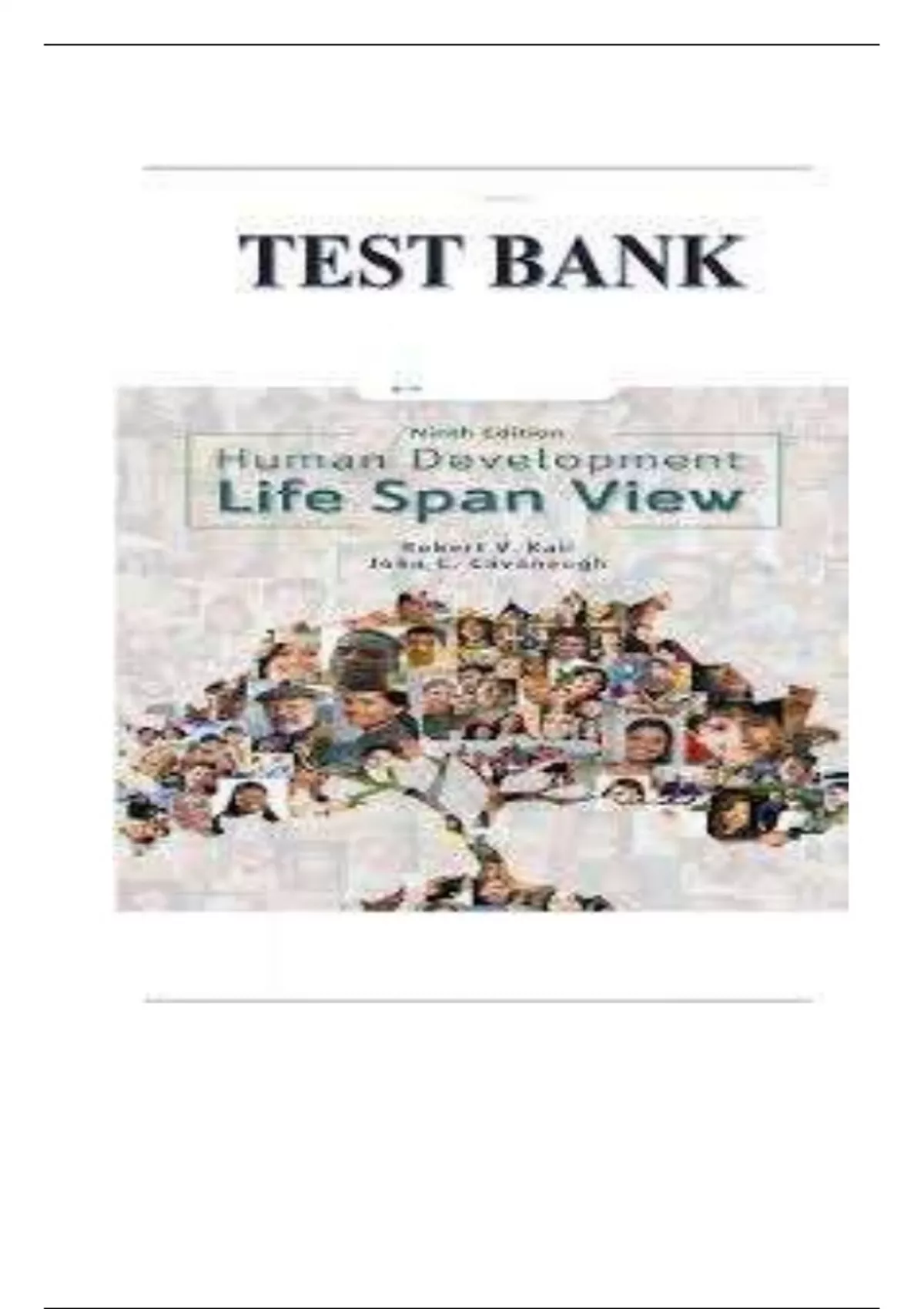 TEST BANK For Human Development: A Life-Span View, 9th Edition By ...