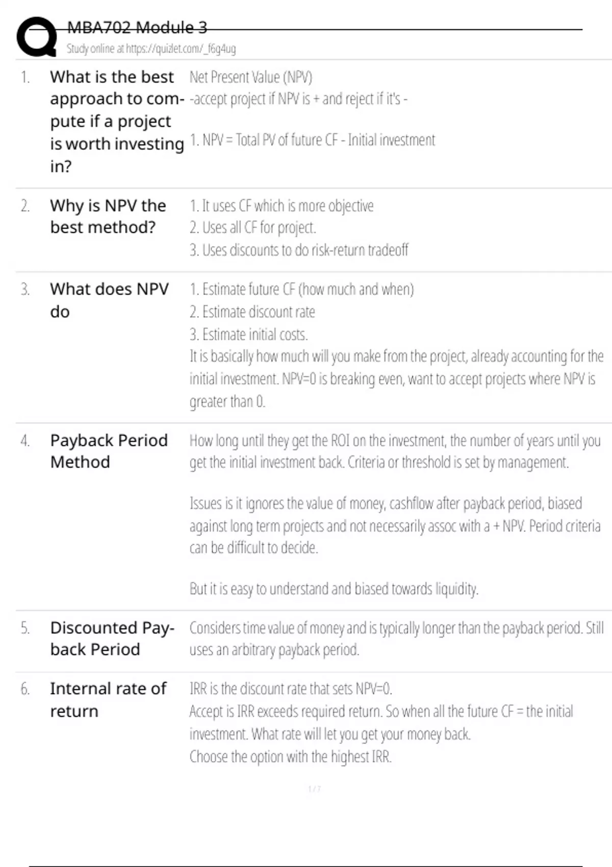 MBA 702 - Module 3 | COMPLETE QUESTIONS WITH 100% RATED CORRECT ANSWERS ...