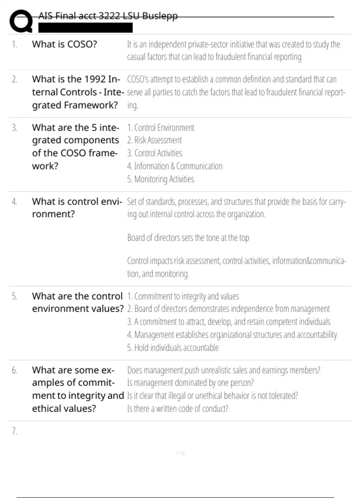 AIS Final acct 3222 LSU Buslepp Exam 2025| COMPLETE EXAM SET (questions ...