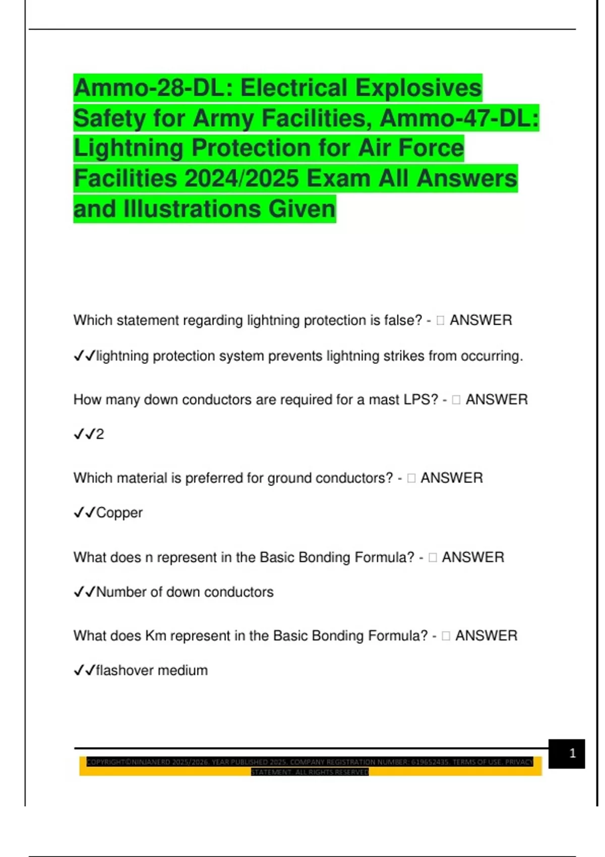 Ammo-28-DL: Electrical Explosives Safety for Army Facilities, Ammo-47 ...