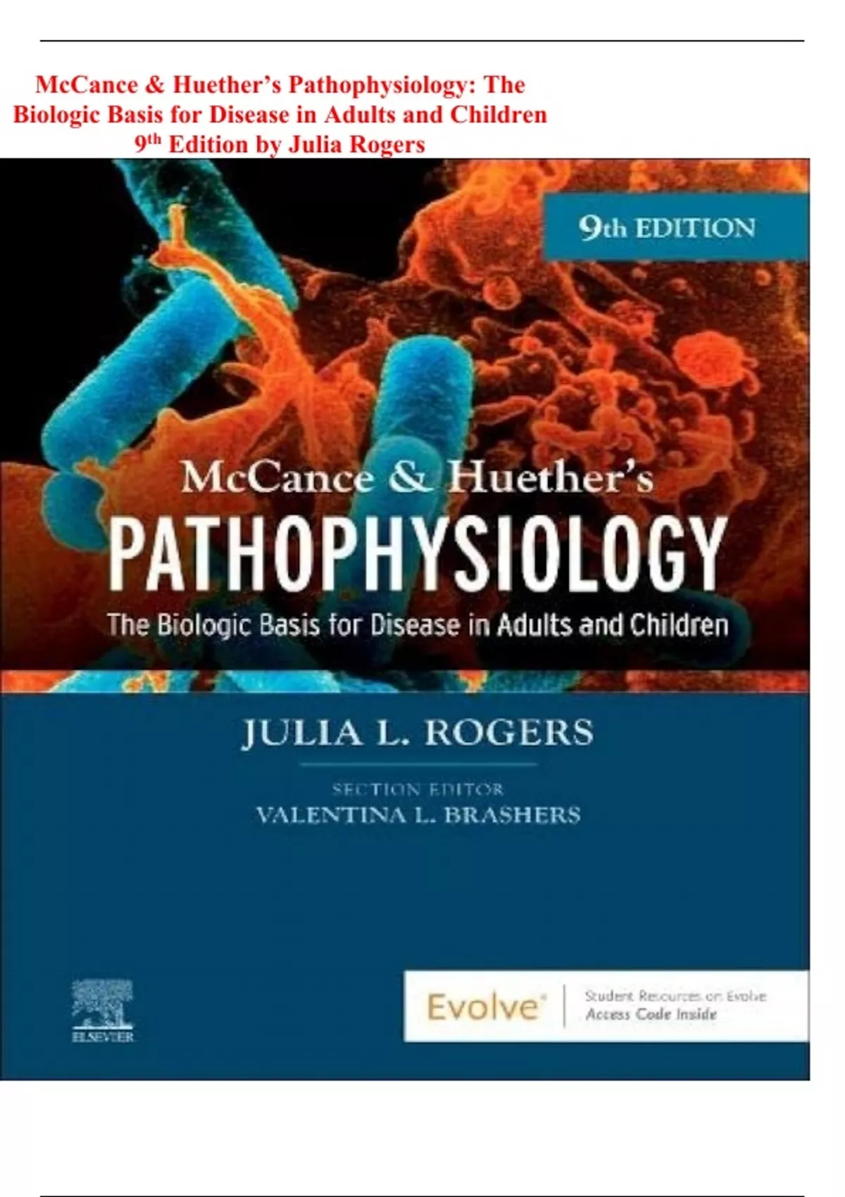 Test Bank for McCance & Huether’s Pathophysiology: The Biologic Basis ...