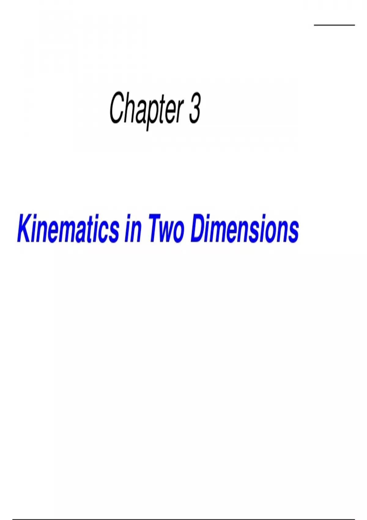 Summary physics 1 kinematics in two dimensions - Industrial engineering ...