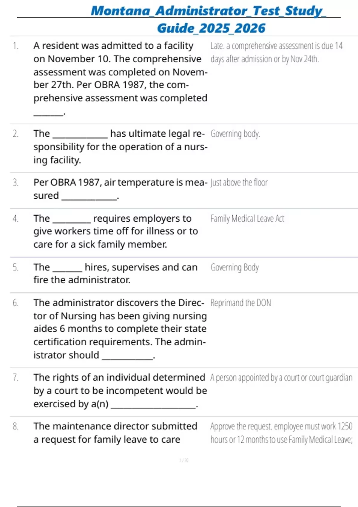 Montana Administrative Test Study Guide 2025/2026 | Complete Exam Prep ...