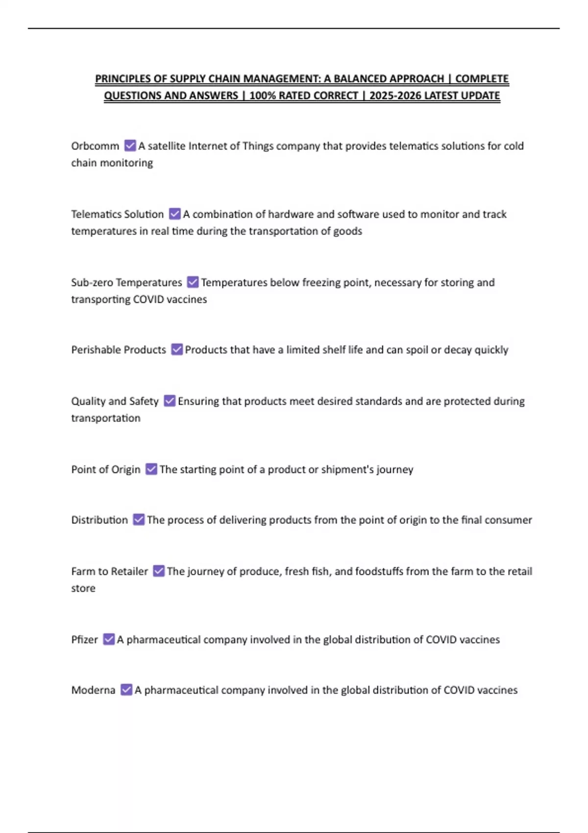 PRINCIPLES OF SUPPLY CHAIN MANAGEMENT: A BALANCED APPROACH | COMPLETE ...