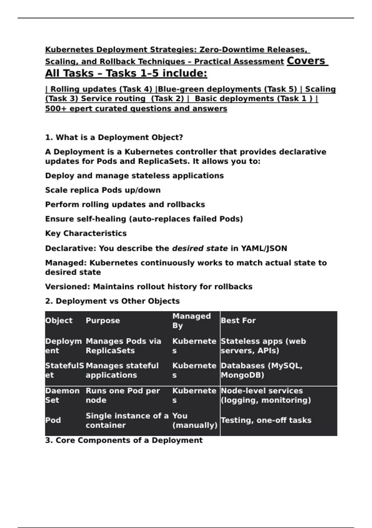 Kubernetes Deployment Strategies: Zero-Downtime Releases, Scaling, and ...