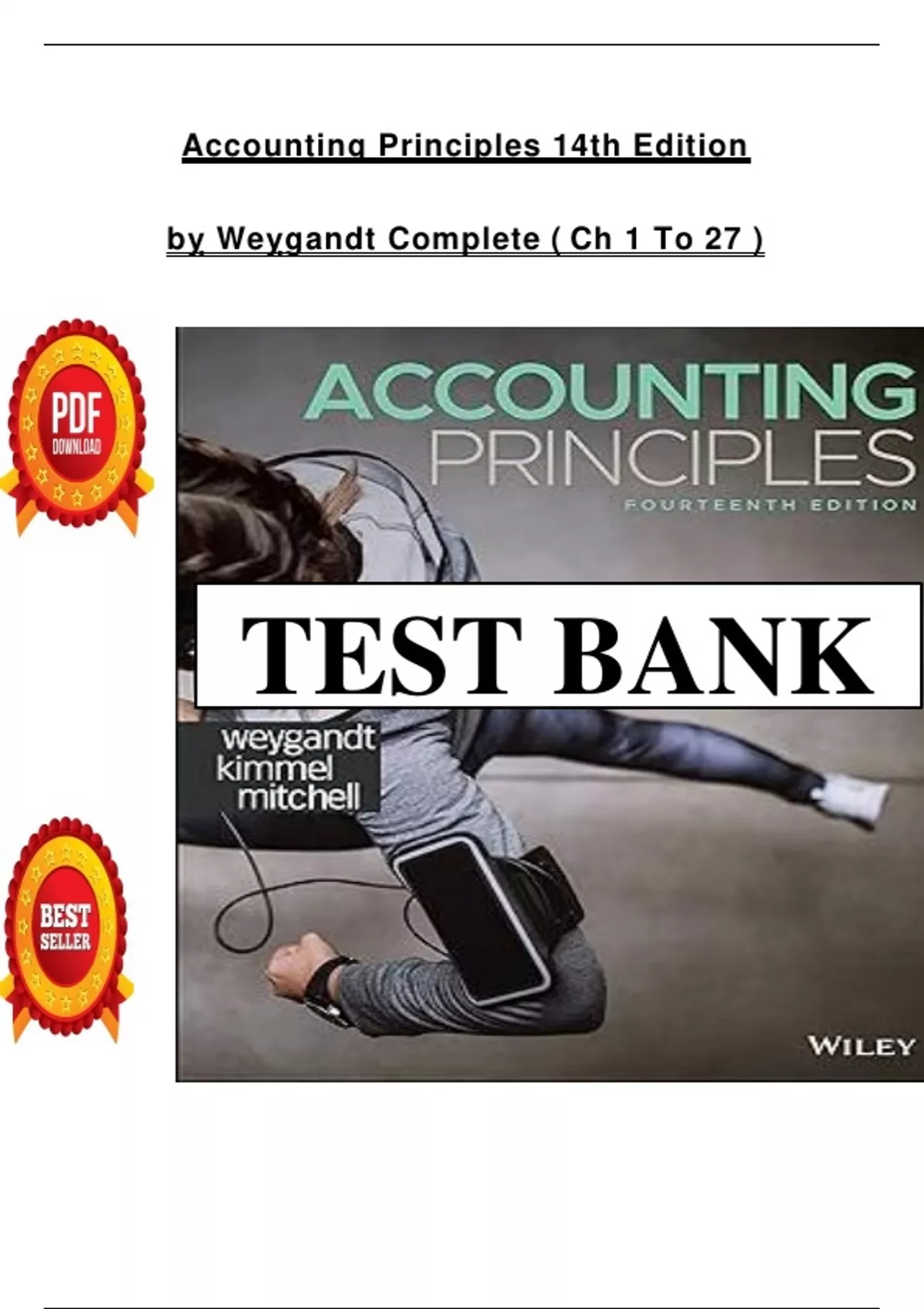 Test Bank For Accounting Principles 14th Edition By Weygandt Complete ...
