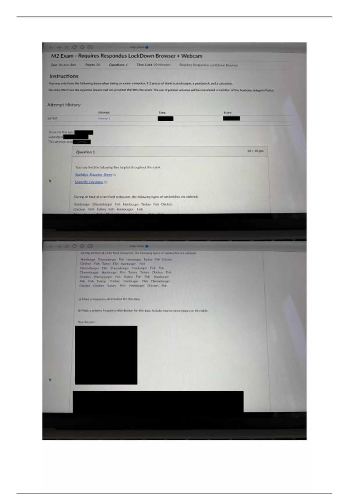 Math 110 Module 2 Exam Latest 2025 Math110 Introduction To Statistics Portage Learning