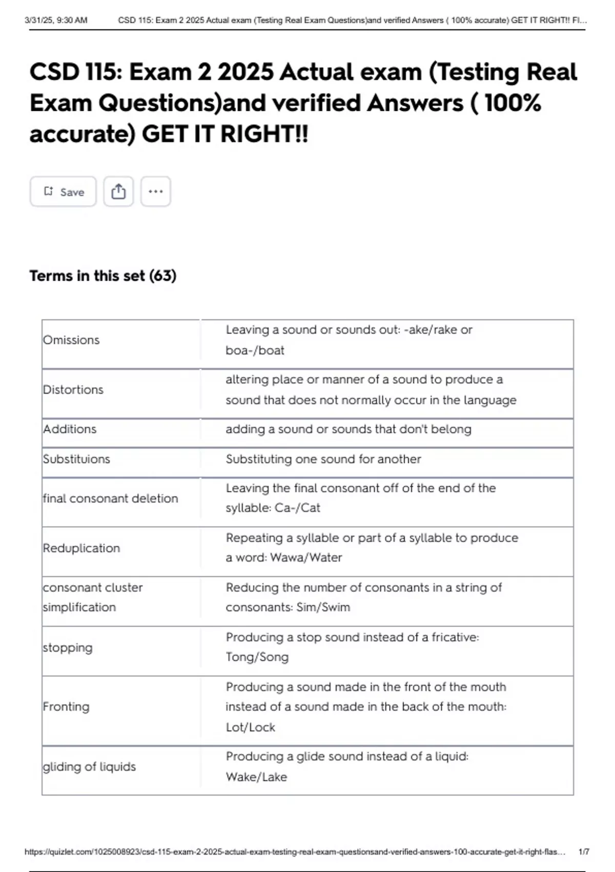 CSD 115: Exam 2 2025 Actual exam (Testing Real Exam Questions)and ...