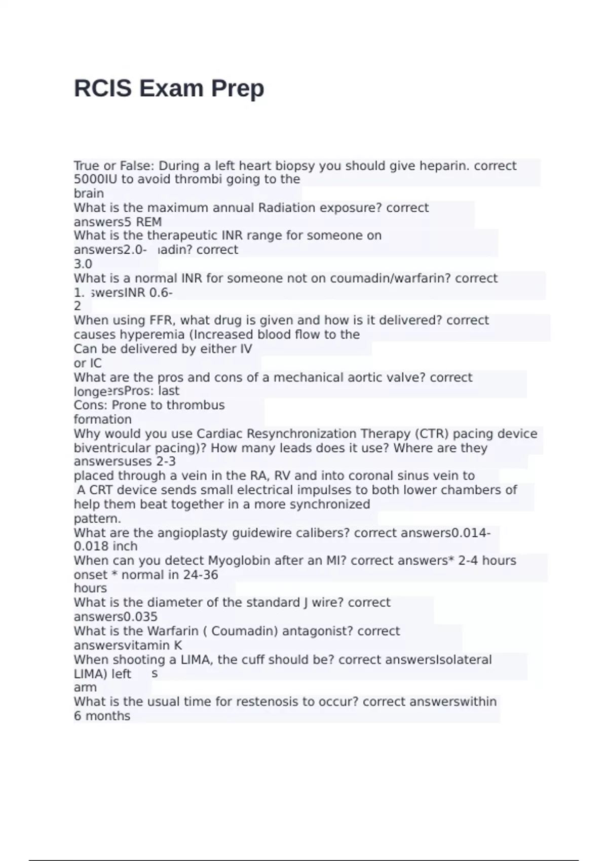 RCIS Exam Prep with 100% correct answers 2025 - RCIS Exa - Stuvia US