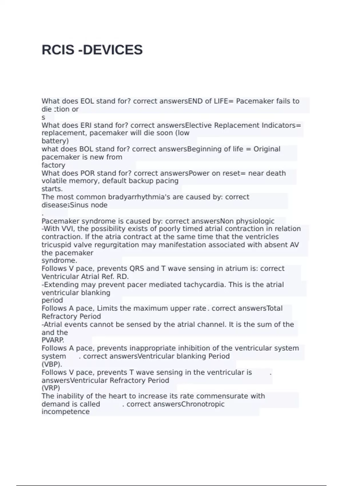 RCIS -DEVICES EXAM WITH 100% CORRECT ANSWERS 2025 - RCIS -DEVICES - Stuvia US