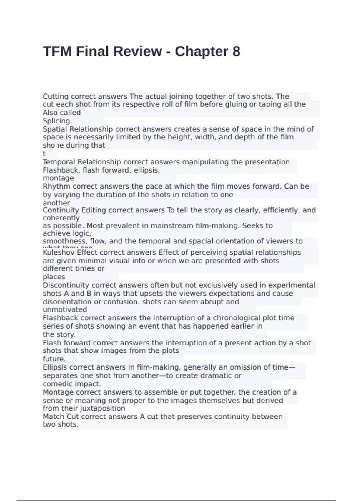 TFM Final Review - Chapter 8 EXAM WITH 100% CORRECT ANSWERS 2025 - TFM ...