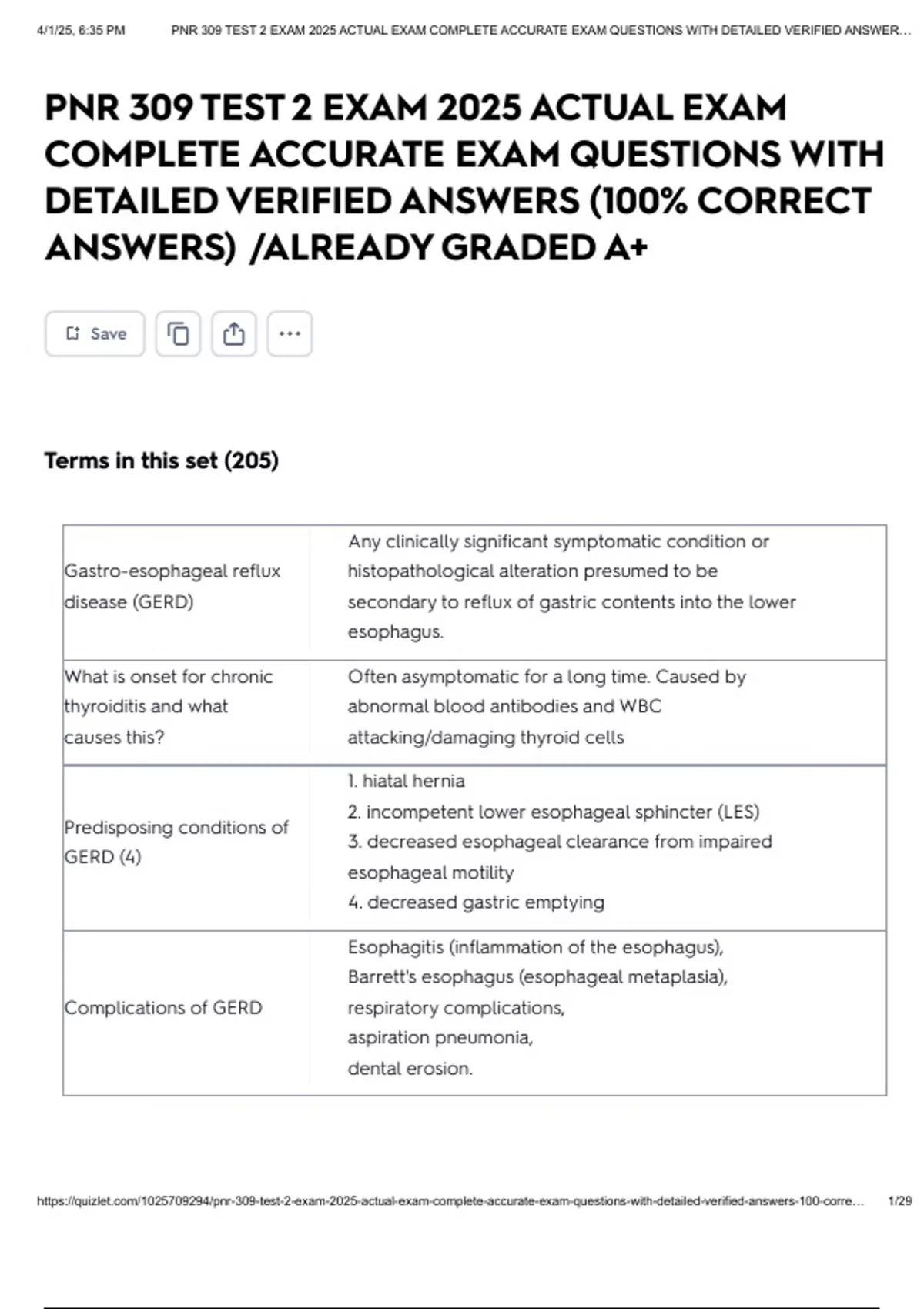 PNR 309 TEST 2 EXAM 2025 ACTUAL EXAM COMPLETE ACCURATE EXAM QUESTIONS ...