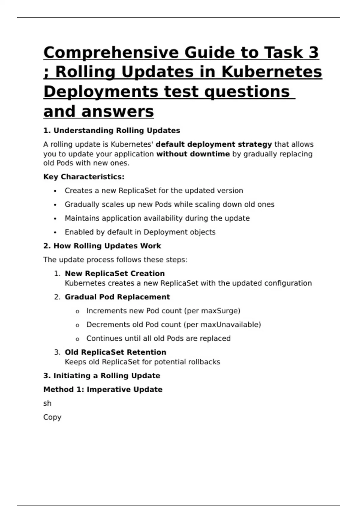 Comprehensive Guide to Task 3 Rolling Updates in Kubernetes Deployments ...