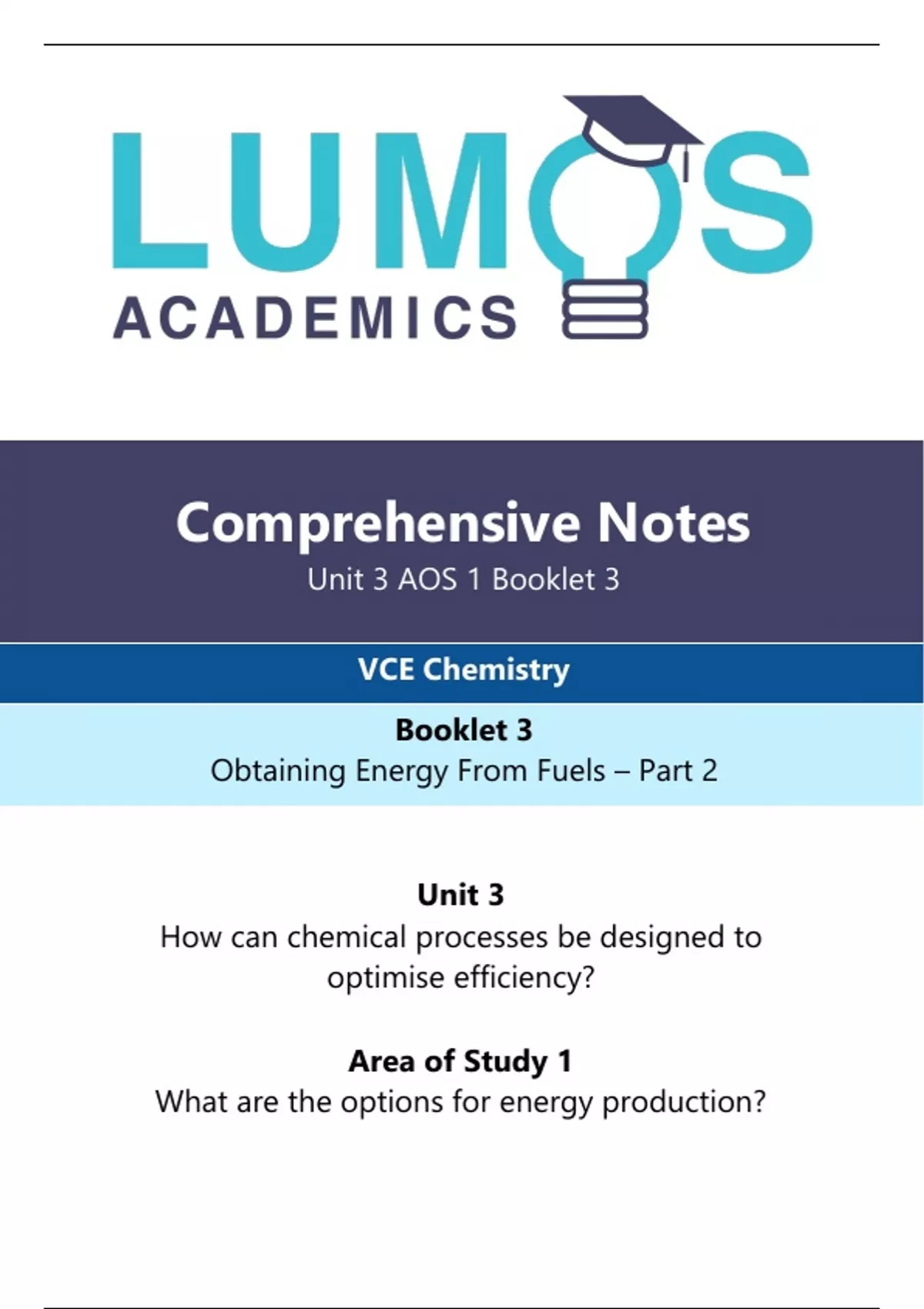 Summary VCE MADE EASY!!!!! (chemistry notes) - Chemistry - Stuvia US