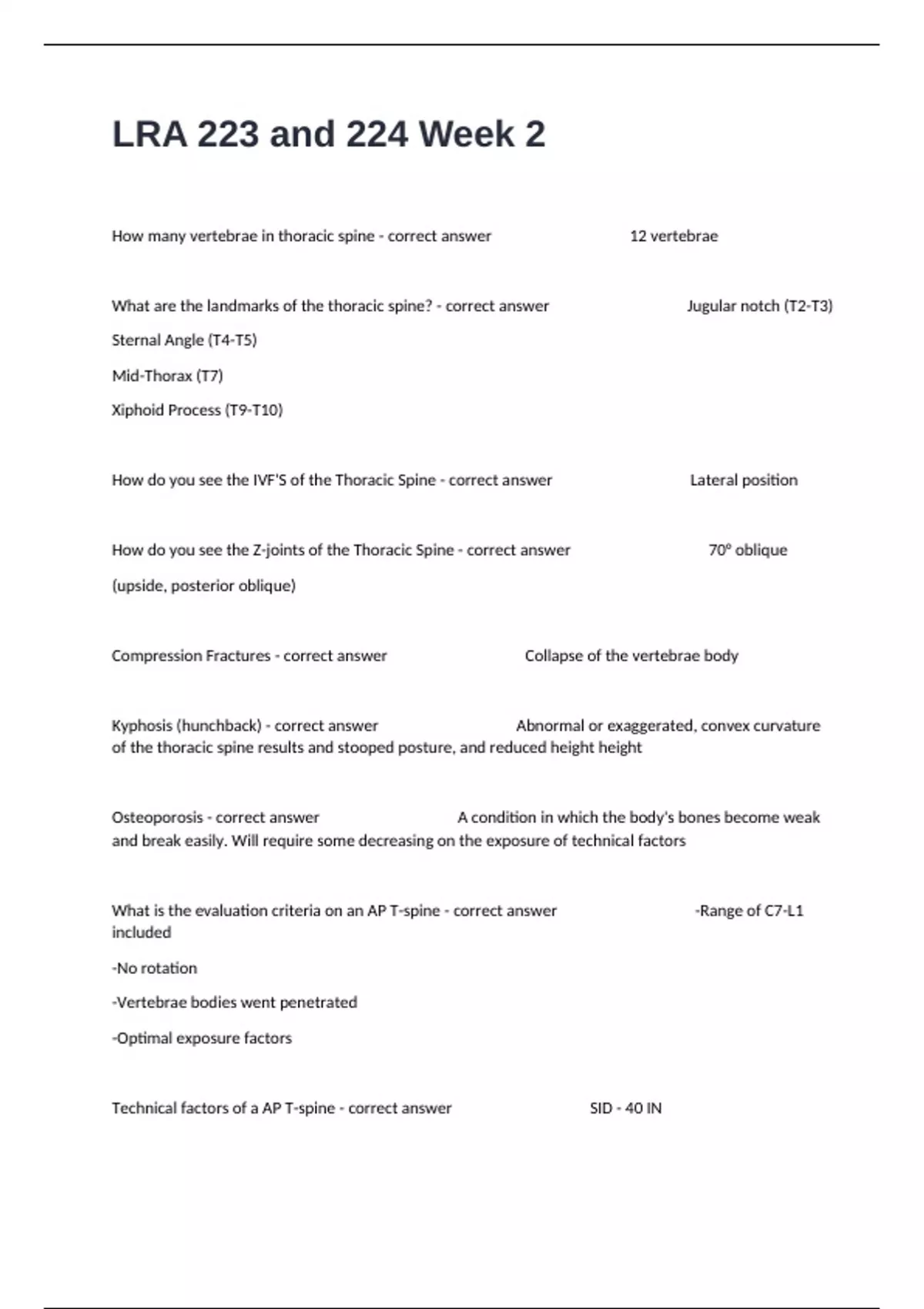 LRA 223 and 224 Week 2 Proctored Exam Complete Solutions 100% Verified ...