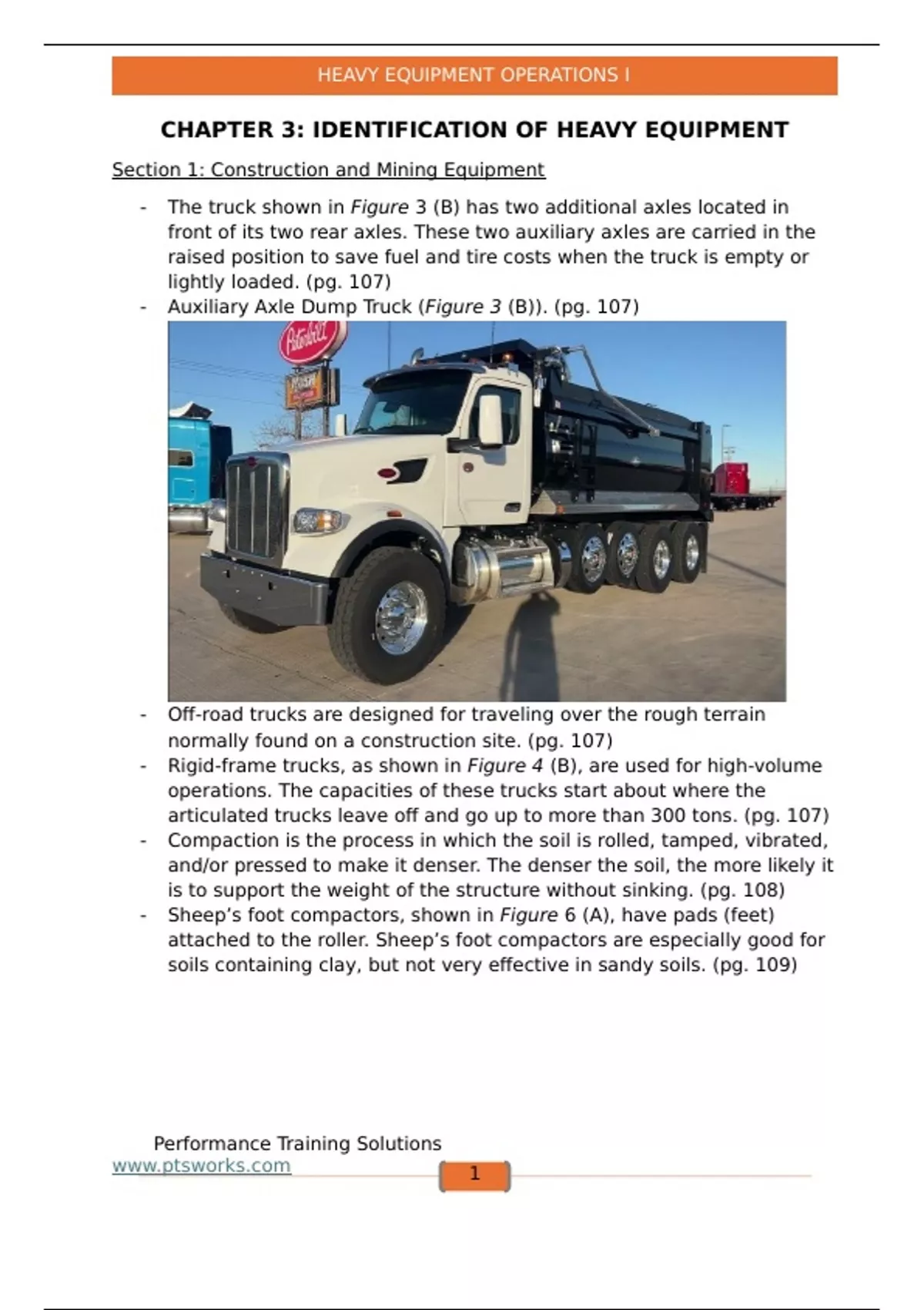 CHAPTER 3: IDENTIFICATION OF HEAVY EQUIPMENT - NCCER - Stuvia US