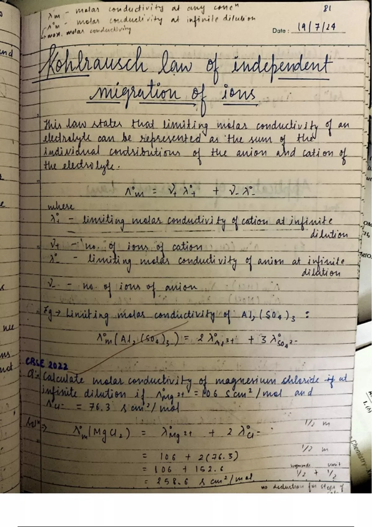ELECTROCHEMISTRY CLASS 12TH NOTES - Chemistry - Stuvia US