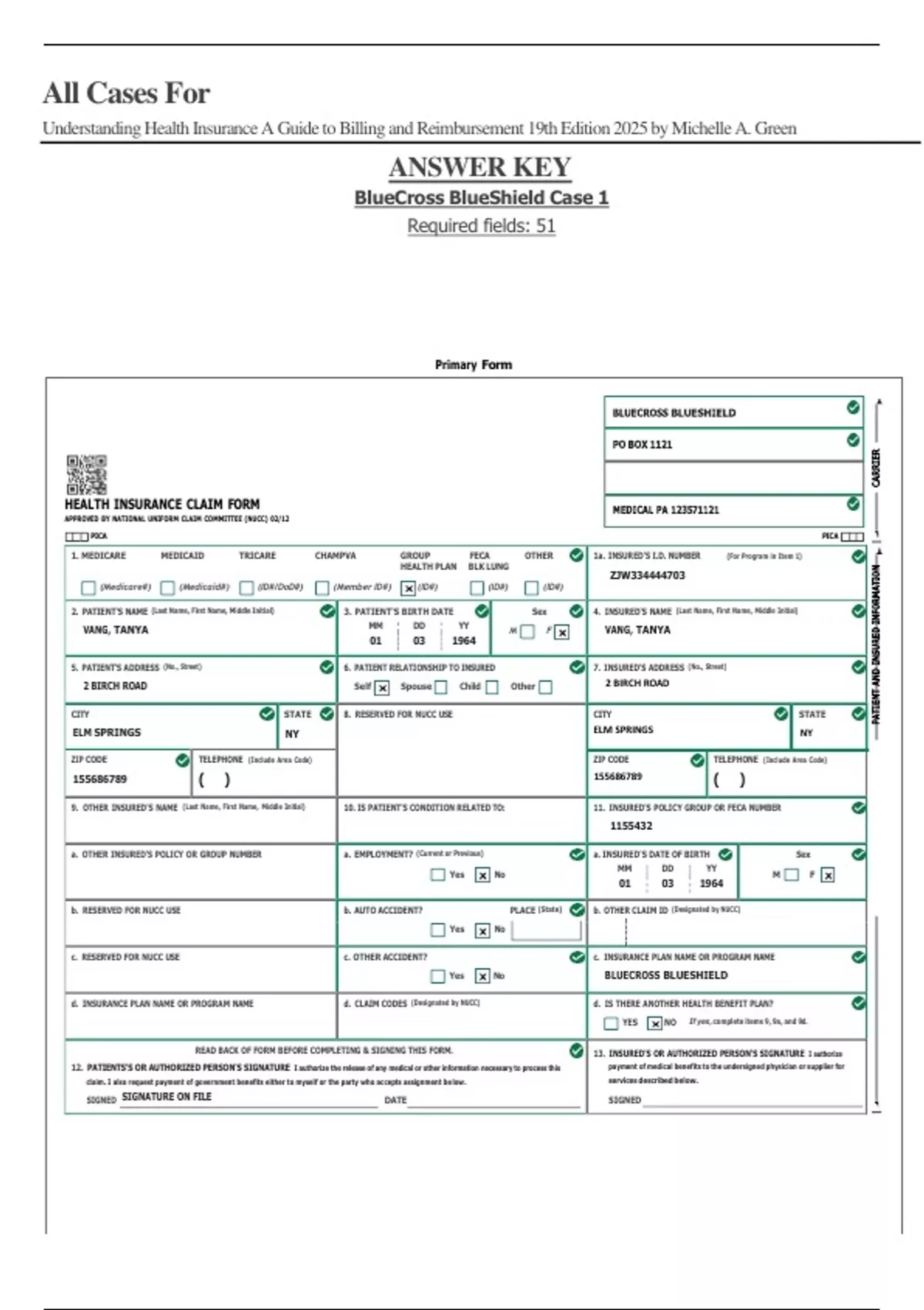 All Cases For Understanding Health Insurance A Guide to Billing and ...