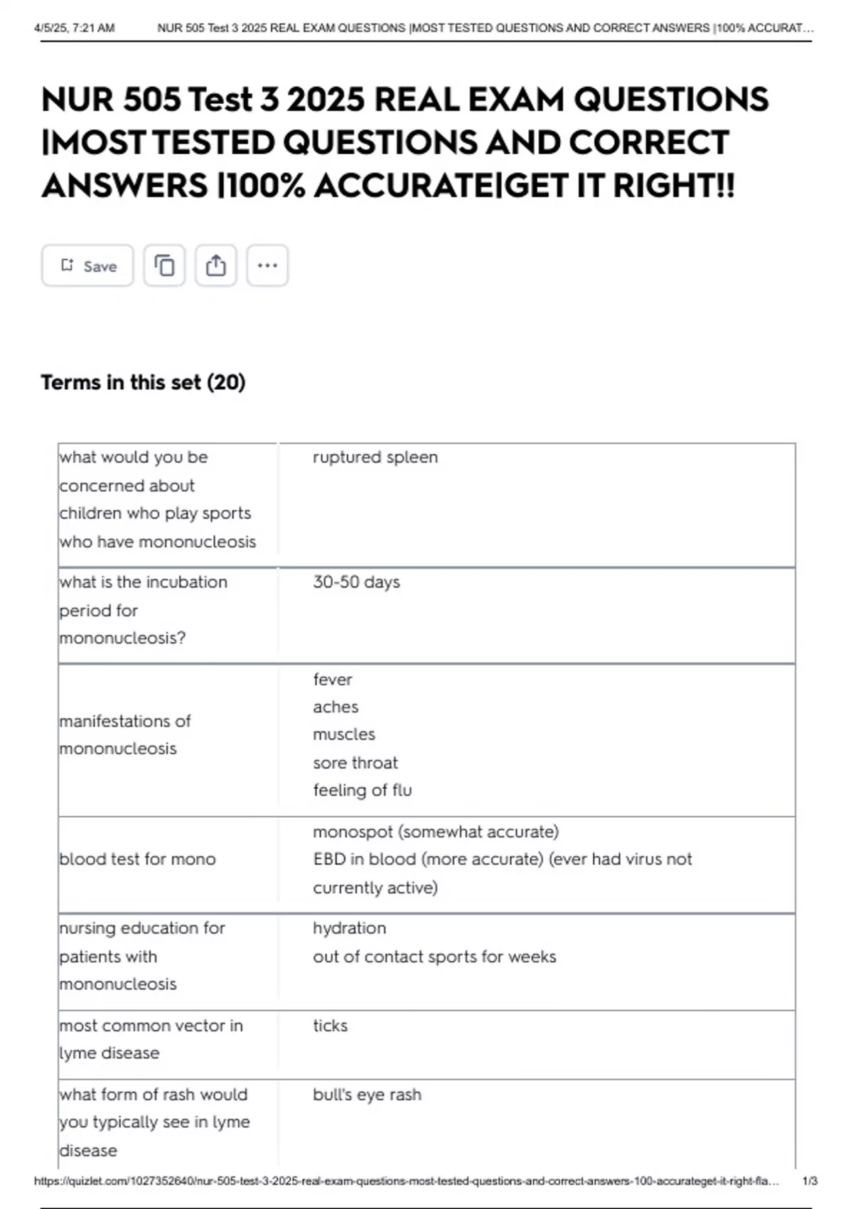 NUR 505 Test 3 2025 REAL EXAM QUESTIONS |MOST TESTED QUESTIONS AND ...