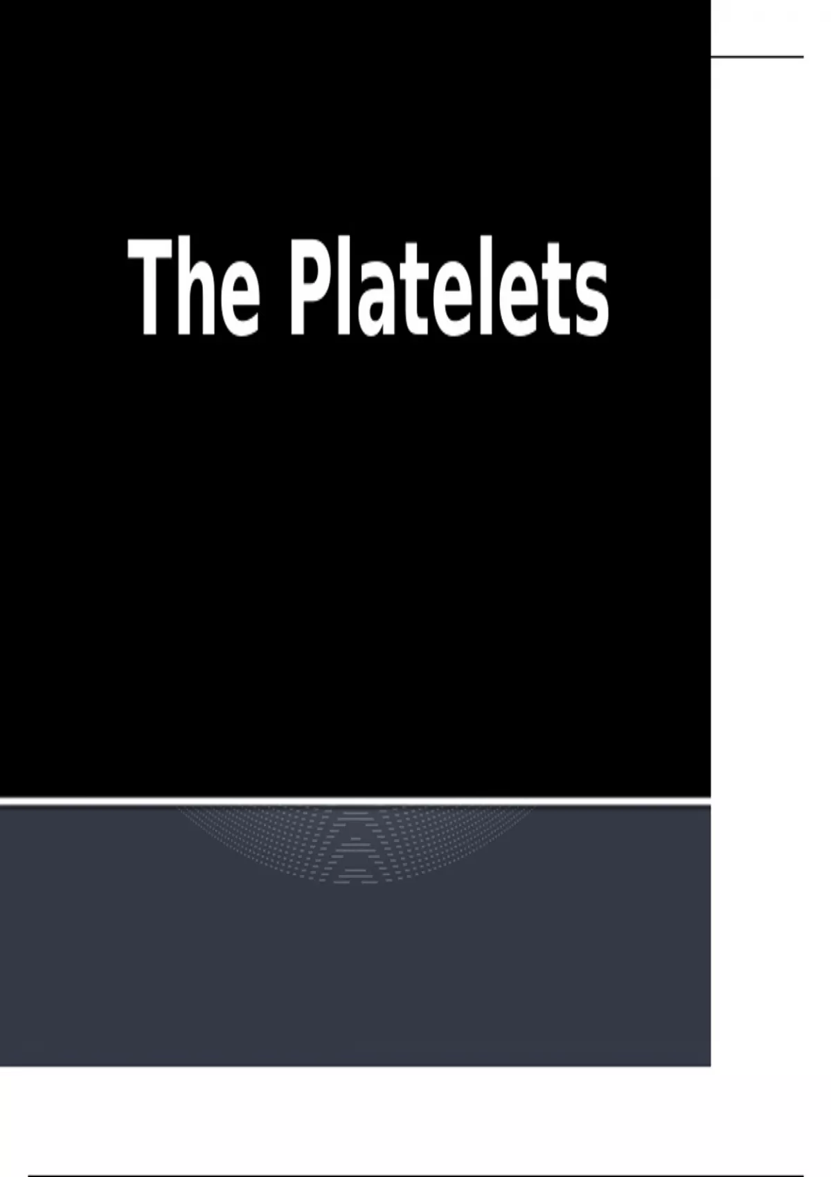 "Platelets: Role in Hemostasis and Clotting" - Physiology - Stuvia US
