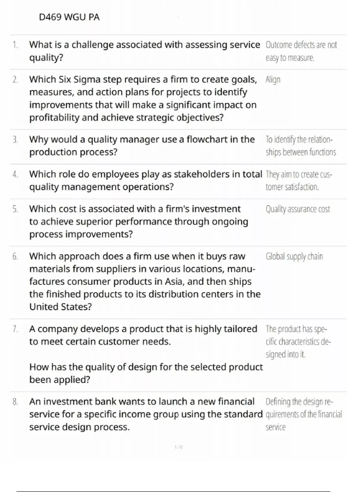 D469 WGU PA 2025 UPDATED VERSION - D469 - Stuvia US