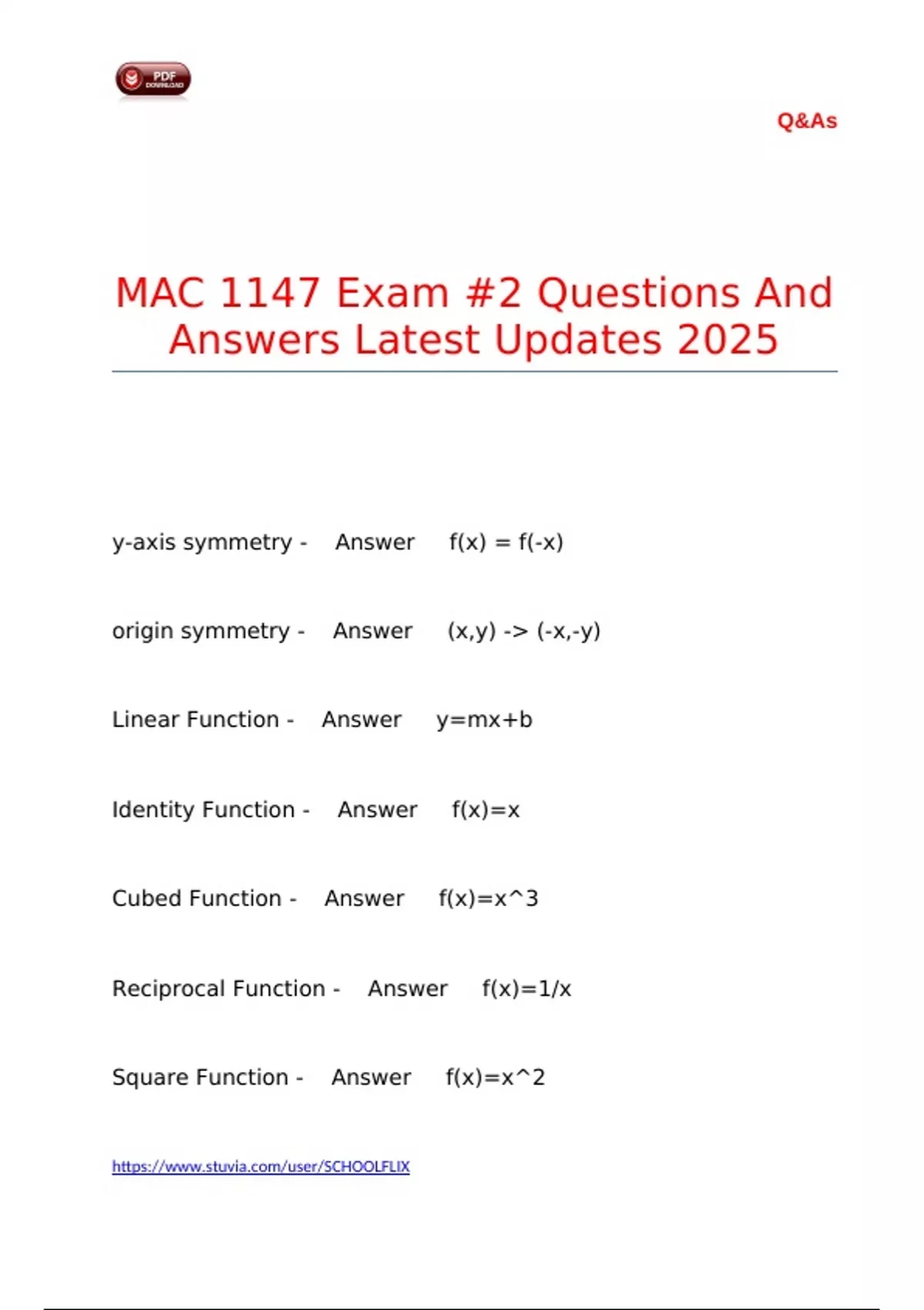MAC 1147 Exam -2 Questions And Answers Latest Updates 2025 - MAC 1147 ...