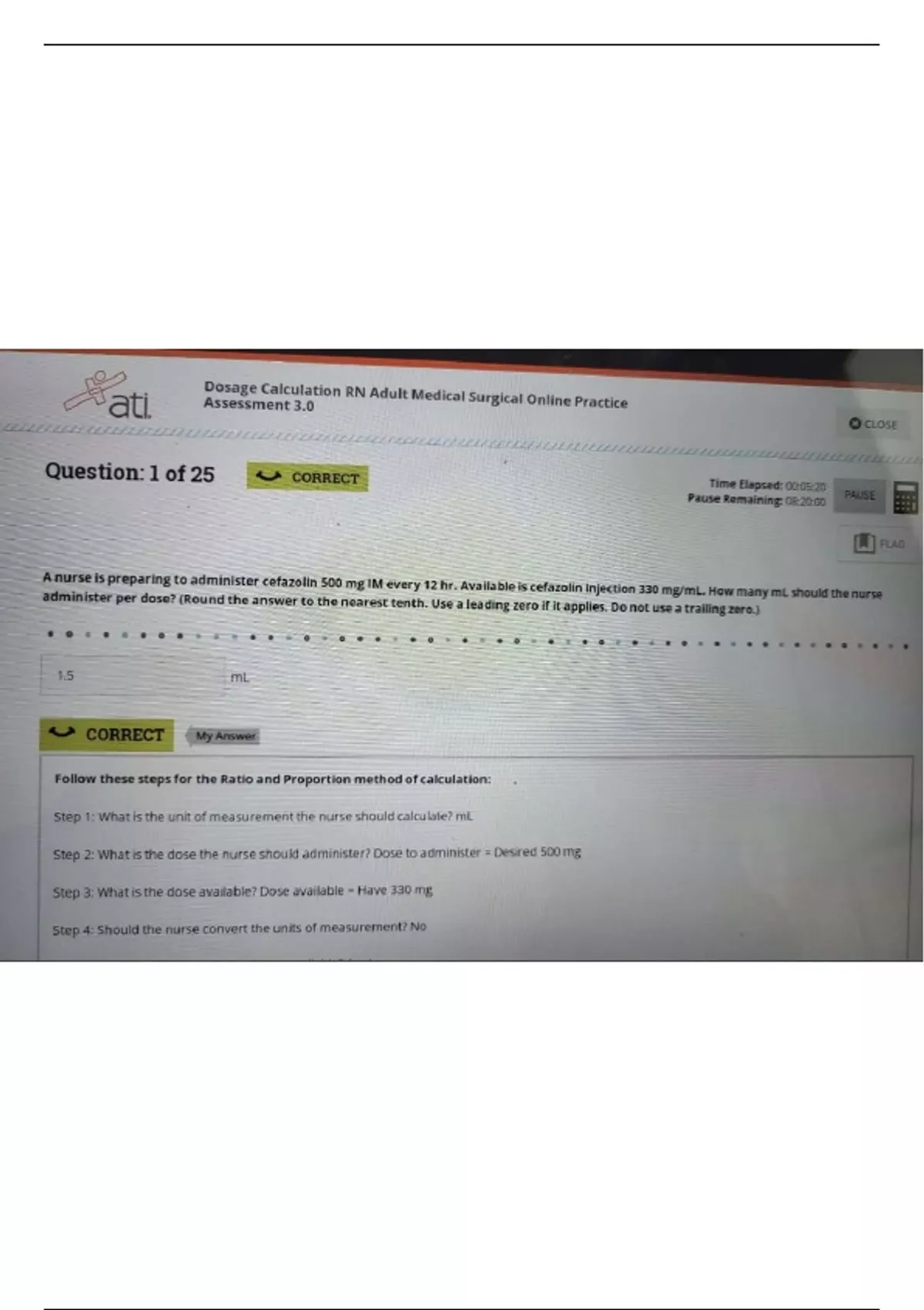 ATI RN Adult Med Surg Dosage Calculation Assessment | Real 2025 Exam ...