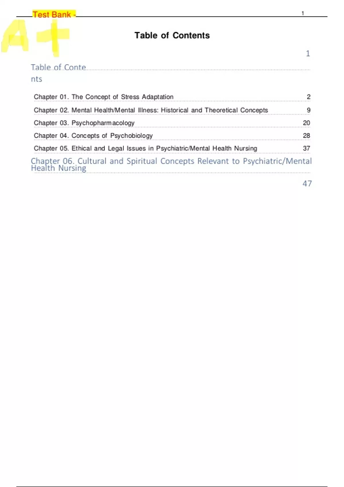 Psychiatric Mental Health Nursing Concepts Of Care In Evidence-Based Practice 9th Edition by ...