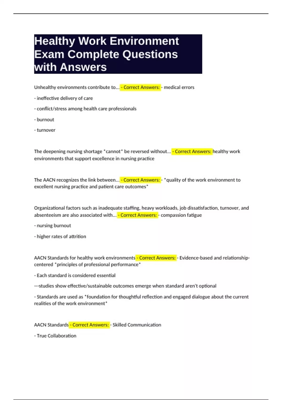 Ch. 3 Smartbook - Changing Work Environment Exam Complete Questions ...