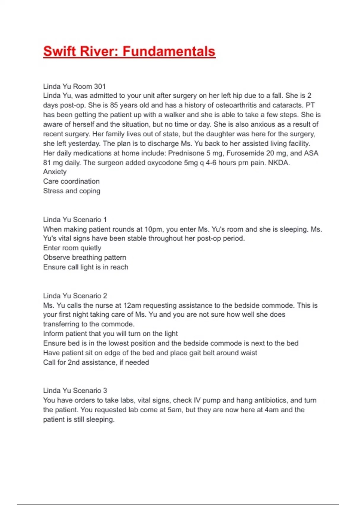 Swift River: Fundamentals Exam 2025/2026 Questions With Completed ...