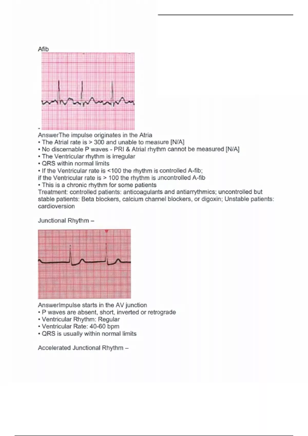 Advent Health EKG (Latest 2024/ 2025 Update) Questions and Verified ...