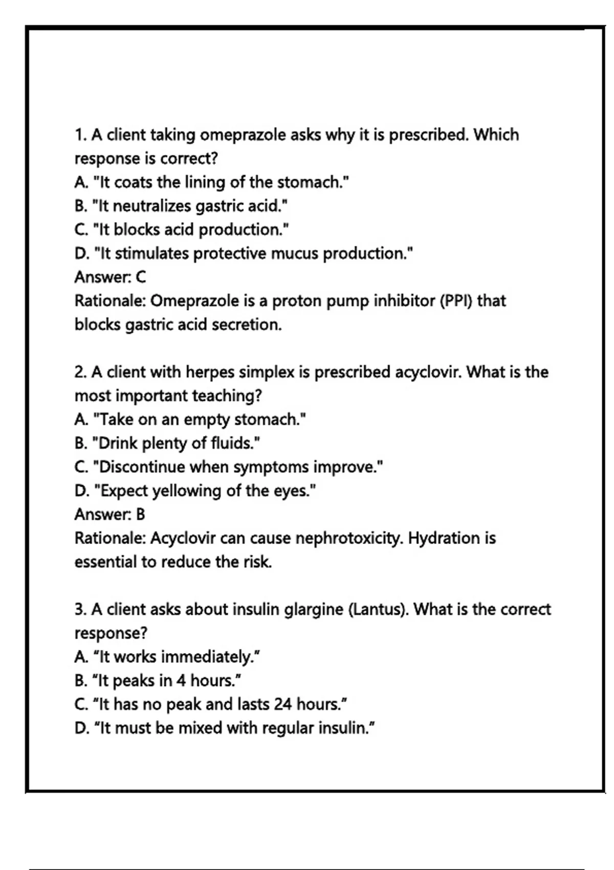 WGU D116 – Final Advanced Pharm Test 2024 - Pharmacology - Stuvia US