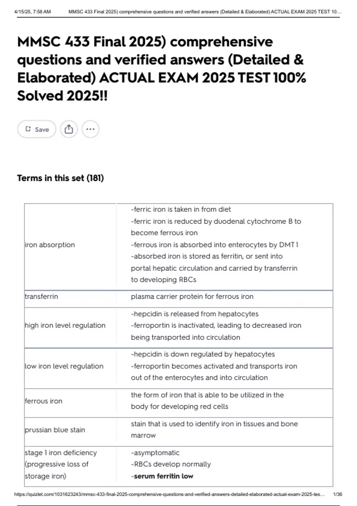 MMSC 433 Final 2025) comprehensive questions and verified answers (Detailed & Elaborated) ACTUAL ...