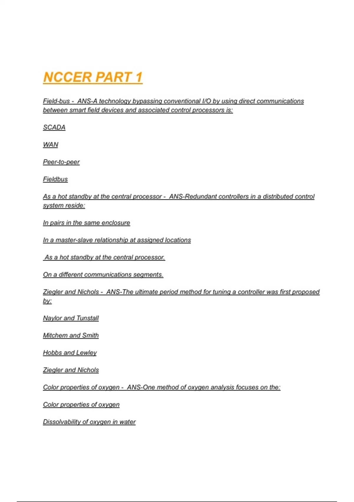 NCCER PART 1 EXAM QUESTIONS AND ANSWERS 2025/2026( A+ GRADED 100% ...