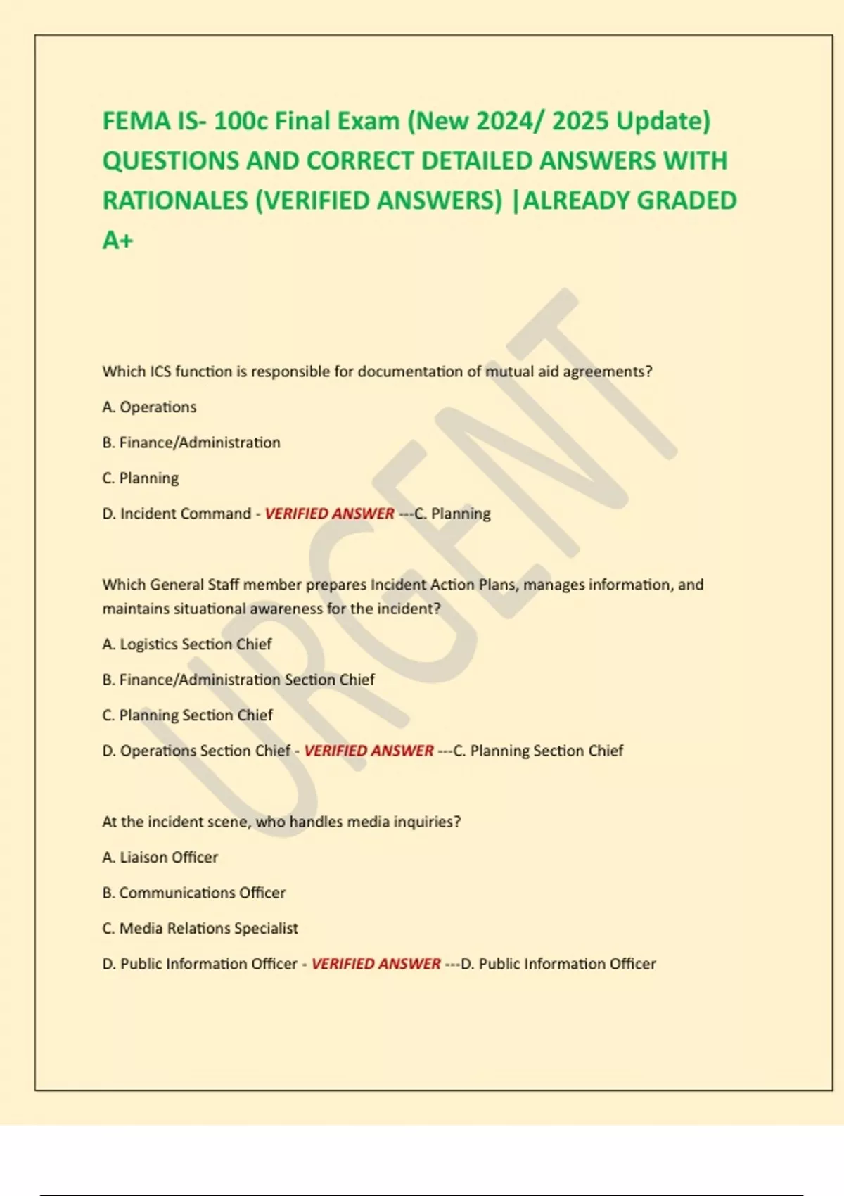 Engineering Design Unit Test #2 2025 REAL EXAM (Testing Real Exam ...