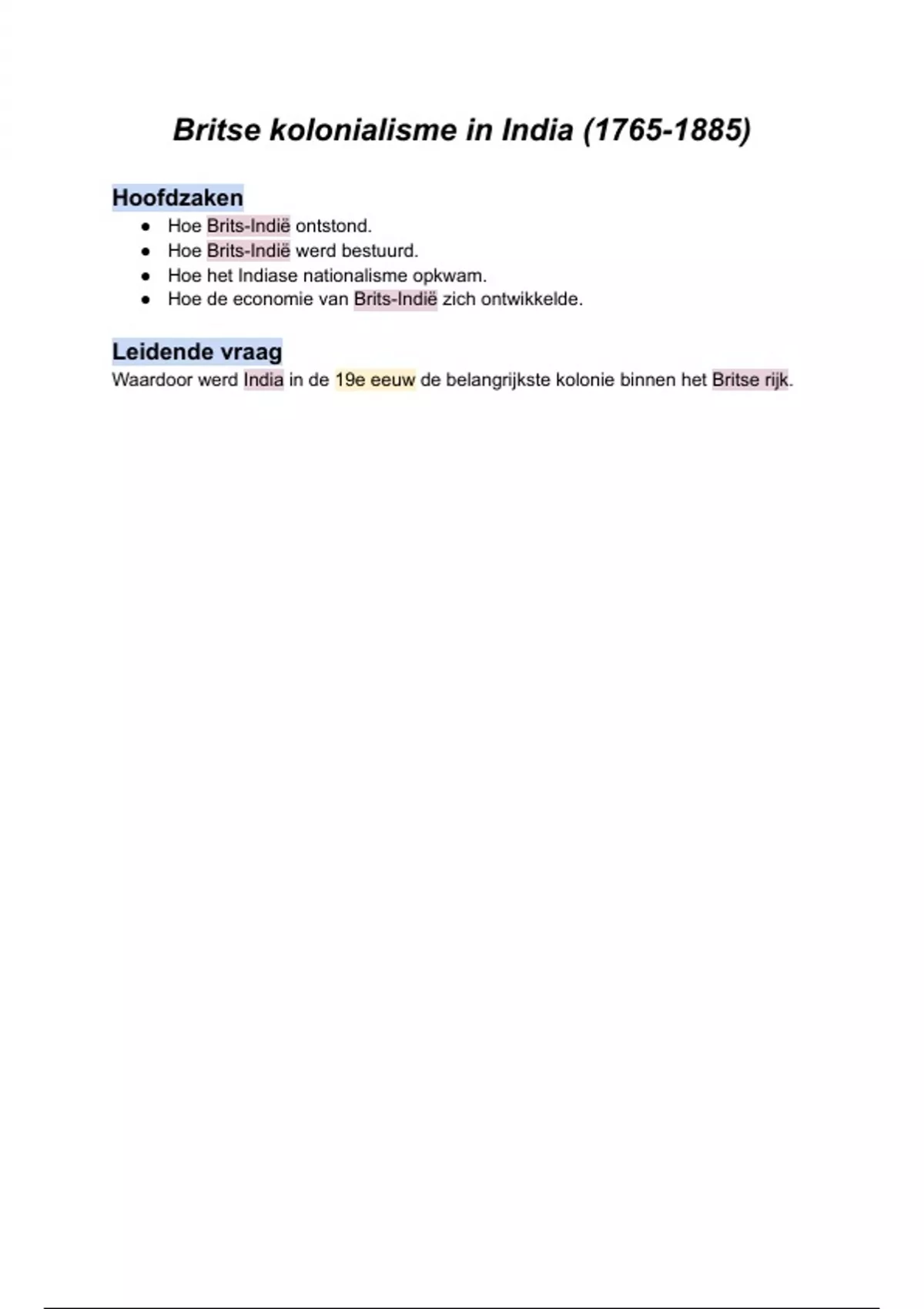 Geschiedenis - Geschiedenis Werkplaats - Historische Contexten - Havo 5 ...