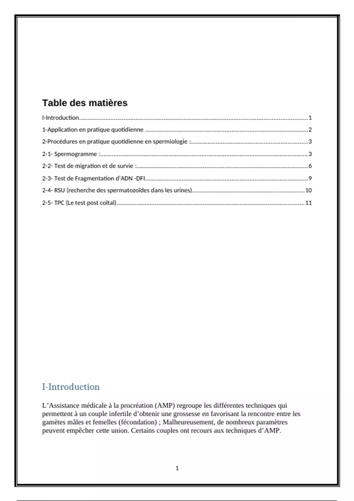 Guide Complet des Analyses Spermatiques : Spermogramme, TMS, DFI, RSU et TPC selon la Norme OMS ...