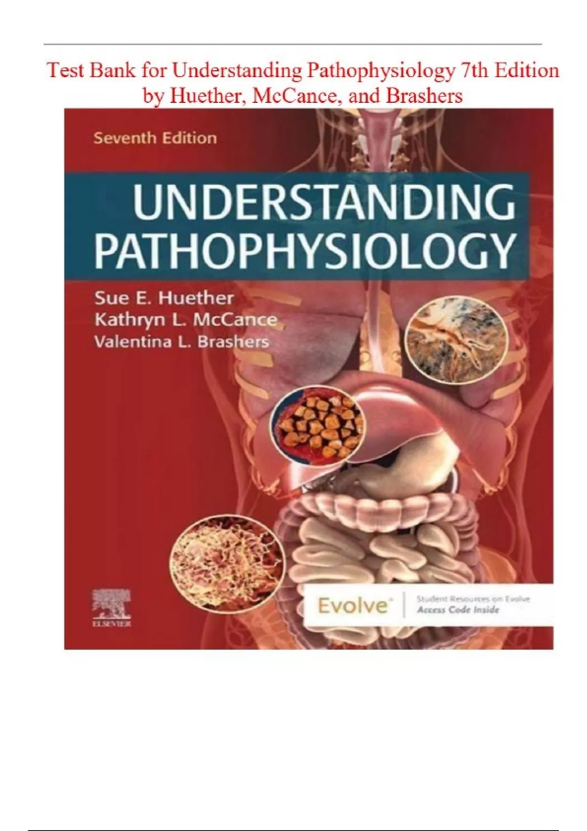 Test Bank for Understanding Pathophysiology 7th Edition by Huether ...