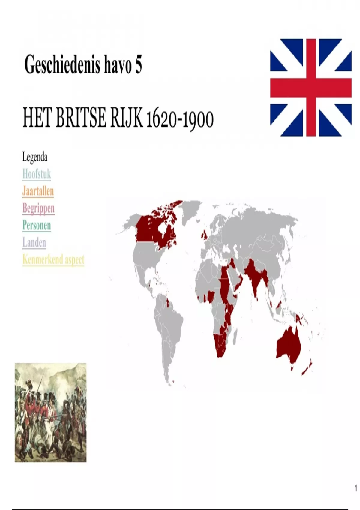 Samenvatting "Klaar voor je Examen: Het Britse Rijk uitgelegd ...