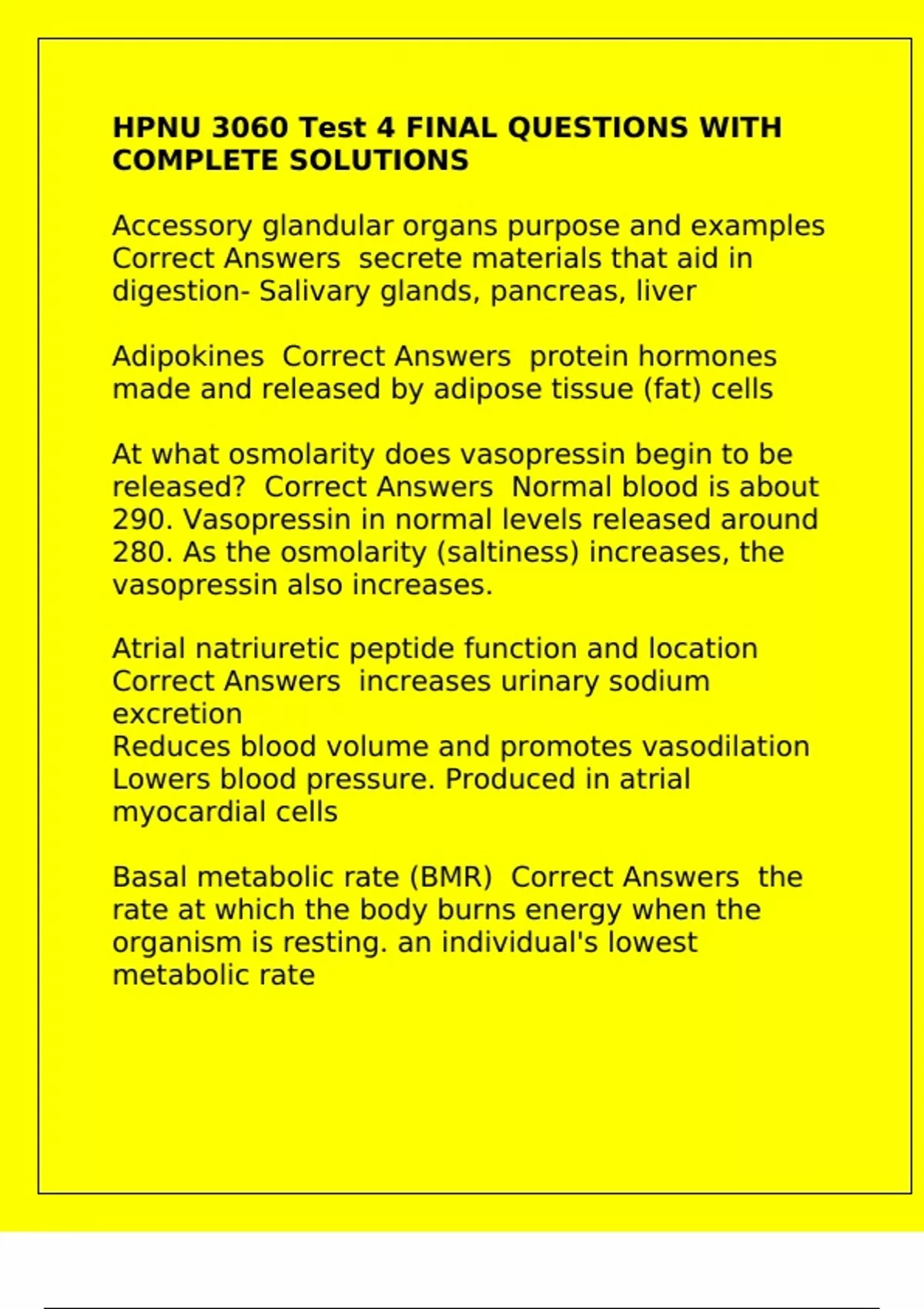 HPNU 3060 Test 4 FINAL QUESTIONS WITH COMPLETE SOLUTIONS - HPNU 3060 ...
