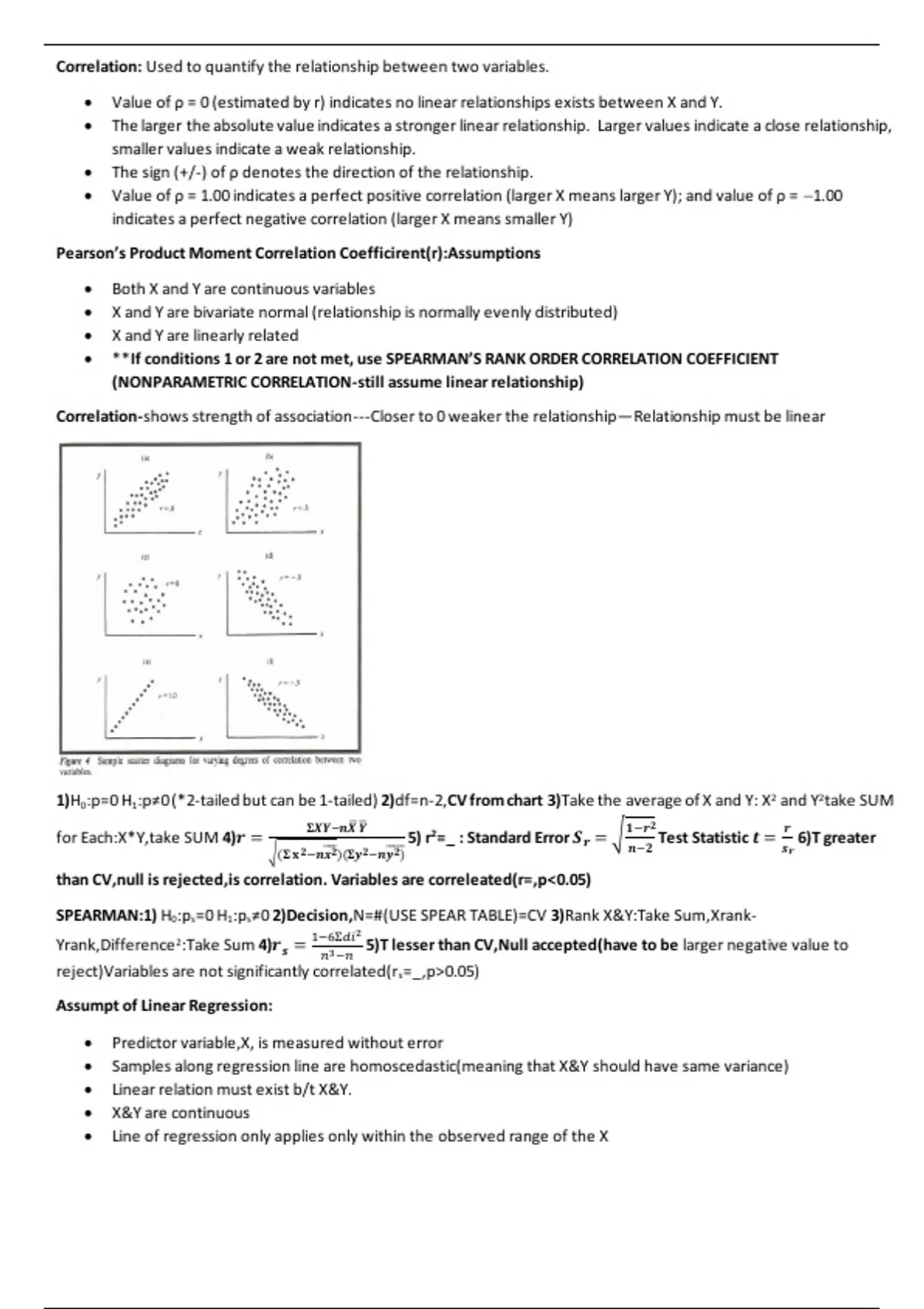 Biostatistics Study Bundle: Notes, HW Questions & Formula Sheets ...