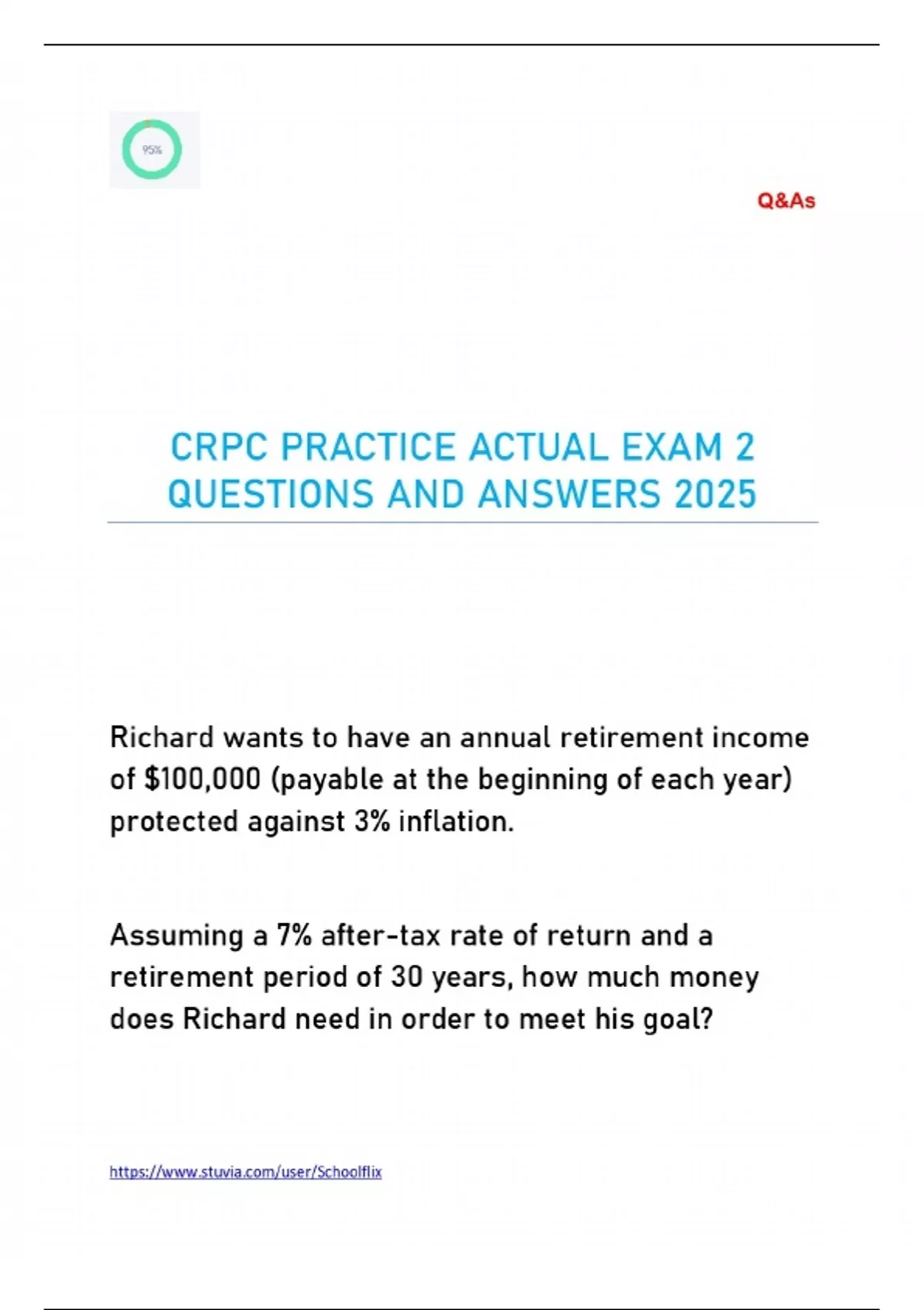 Crpc Practice Actual Exam 2 Questions And Answers 2025 Crpc Practice Stuvia Us