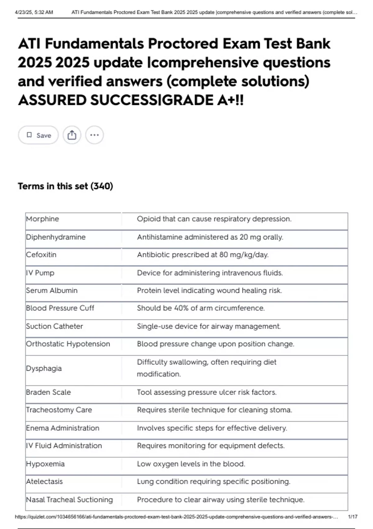 ATI Fundamentals Proctored Exam Test Bank update |comprehensive ...