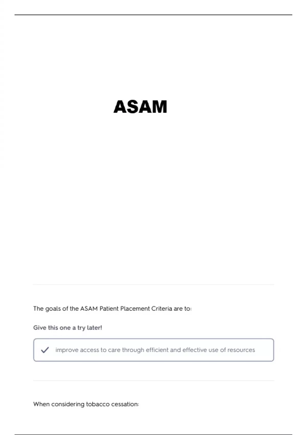 UNDERSTANDING AND USING THE NEW ASAM CRITERIA FOR ADDICTIVE, SUBSTANCE ...