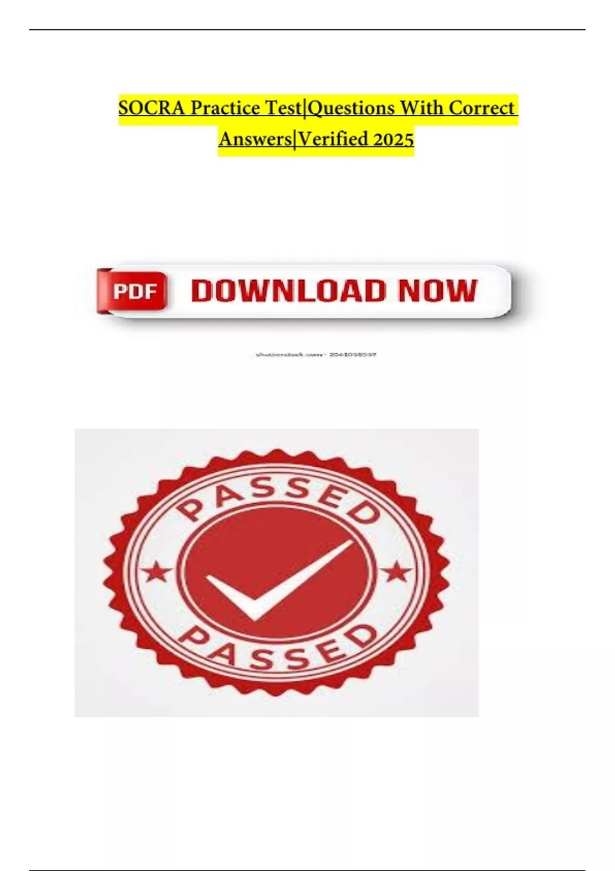 SOCRA Practice Test|Questions With Correct Answers|Verified 2025 ...